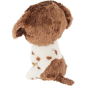 TY 2007517 Muddles Brown & White Dog Beanie Boo Stuffed Animal, Multicoloured, 15 cm