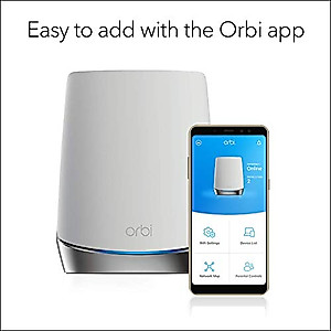 NetGear Orbi AX4200 Tri-Band Mesh Wi-Fi 6 Satellite (Renewed)