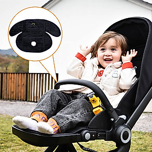 4PCS Piddle Pad Car Seat Protector for Potty Training Toddlers, Waterproof Liner Car Seat Saver Stroller for Infants Baby, Machine Wash and Dry (2 Black + 2 Grey)