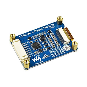 Three Color 1.54inch E-Ink Display Module (B), 200x200 Resolution 3.3V/5V Red Black White E-Paper Display Epaper Screen for Raspberry Pi/Arduino/STM32 SPI Interface,Full Refresh