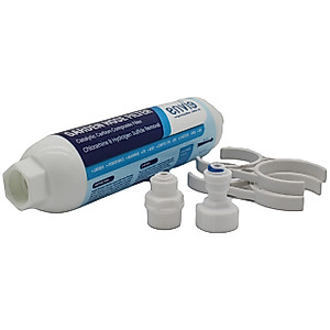 Envig Catalytic Carbon KDF Chloramine Filter, Post/Polish Filter for RO Systems, Aquarium Water Filter for RO Buddie and Other Reverse Osmosis Water Filters, up to 100% Chloramine Reduction