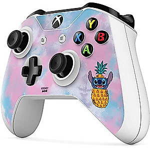 Skinit Decal Gaming Skin Compatible with Xbox One S Controller - Officially Licensed Disney Lilo and Stitch Pineapple Stitch Design