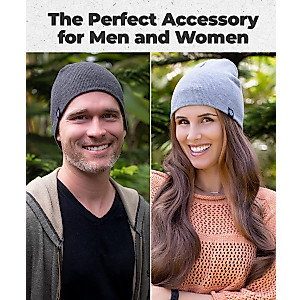 Original Beanie Cap - Soft Knit Beanie Hat - Warm and Durable (Forest Green)