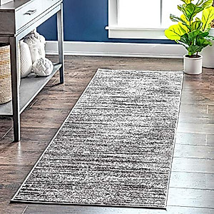 nuLOOM Elsa Faded Area Rug, 9' x 12', Grey