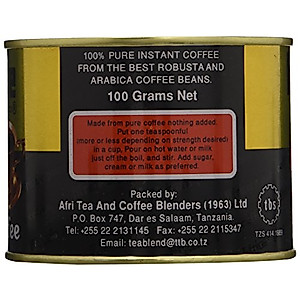 Africafe Instant Coffee Large Tin - 250 Grams