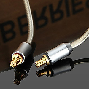 Earmax Upgrade Audio Cable Cord Inline Remote & Mic Earphone Replacement Cable for ATH-LS50 70 200 300 400 E40 50 70 SR9 ESW950 etc.