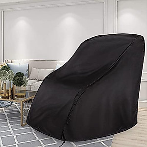Noverlife Thick Massage Chair Cover, Waterproof Dustproof Protector Full Body Cover for Lift Chair Recliner, Sofa Cover with Drawstring, Zero Gravity Recliner Chair Protector Cover 63x39.5x55 Inch