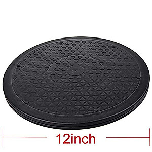 12 Inch Heavy Duty Rotating Swivel With Steel Ball Bearings Stand for Monitor/TV/Turntable/Lazy Susan