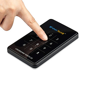 FahanTech Made in Korea - Upgraded SATA III Lockdown Series AES 256-bit Hardware Encrypted Hard Drive Enclosures (SATA III Metal-Black)