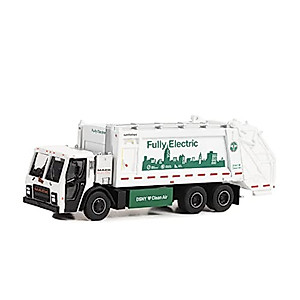 2021 Mack LR Rear Loader Refuse Truck, White - Greenlight 45170C/48-1/64 Scale Diecast Car