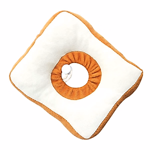 Mipcase 1pc Collar Loaf Bread Pet Decor Puppy Outfits Cat Costumes for Cats Kitten Neck Cone Inflatable Costumes Puppy Bunny Costume Small Dog Costume Neck Circle Cotton -Scratch