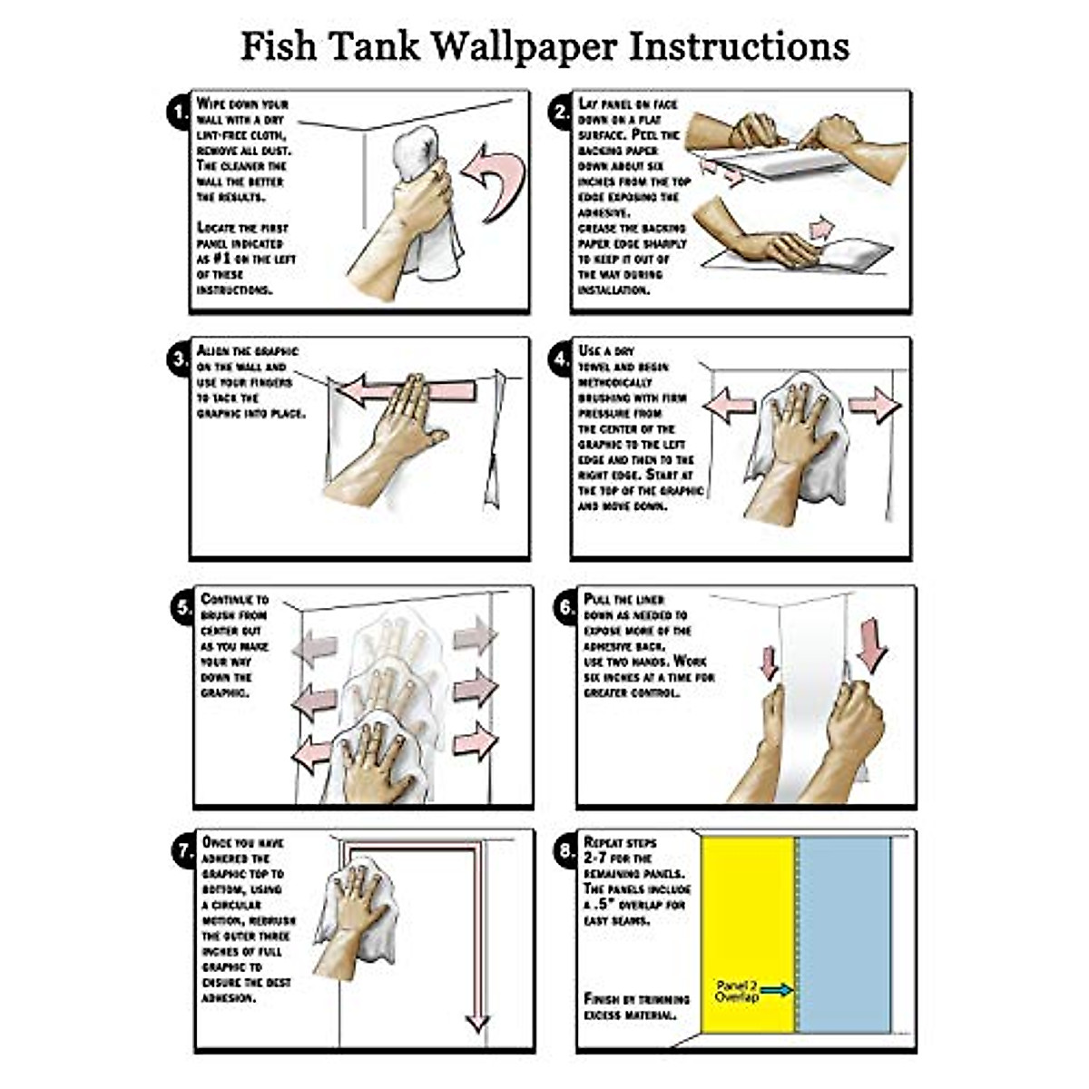 Victories Fish Tank Backdrop-PVC HD Printing Wallpaper,Shipwreck on The Seabed Aquarium Poster Background Decor Paper Cling Decals Sticker