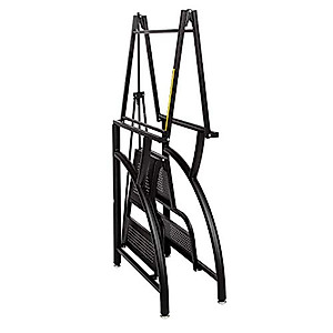 Origami Folding Computer Desk for Office Study Students Bedroom Home Gaming and Craft - Space Saving Foldable Desk Table, Fits Dual Monitors and Laptop, Collapsible, No Assembly Required (Wood, Large)