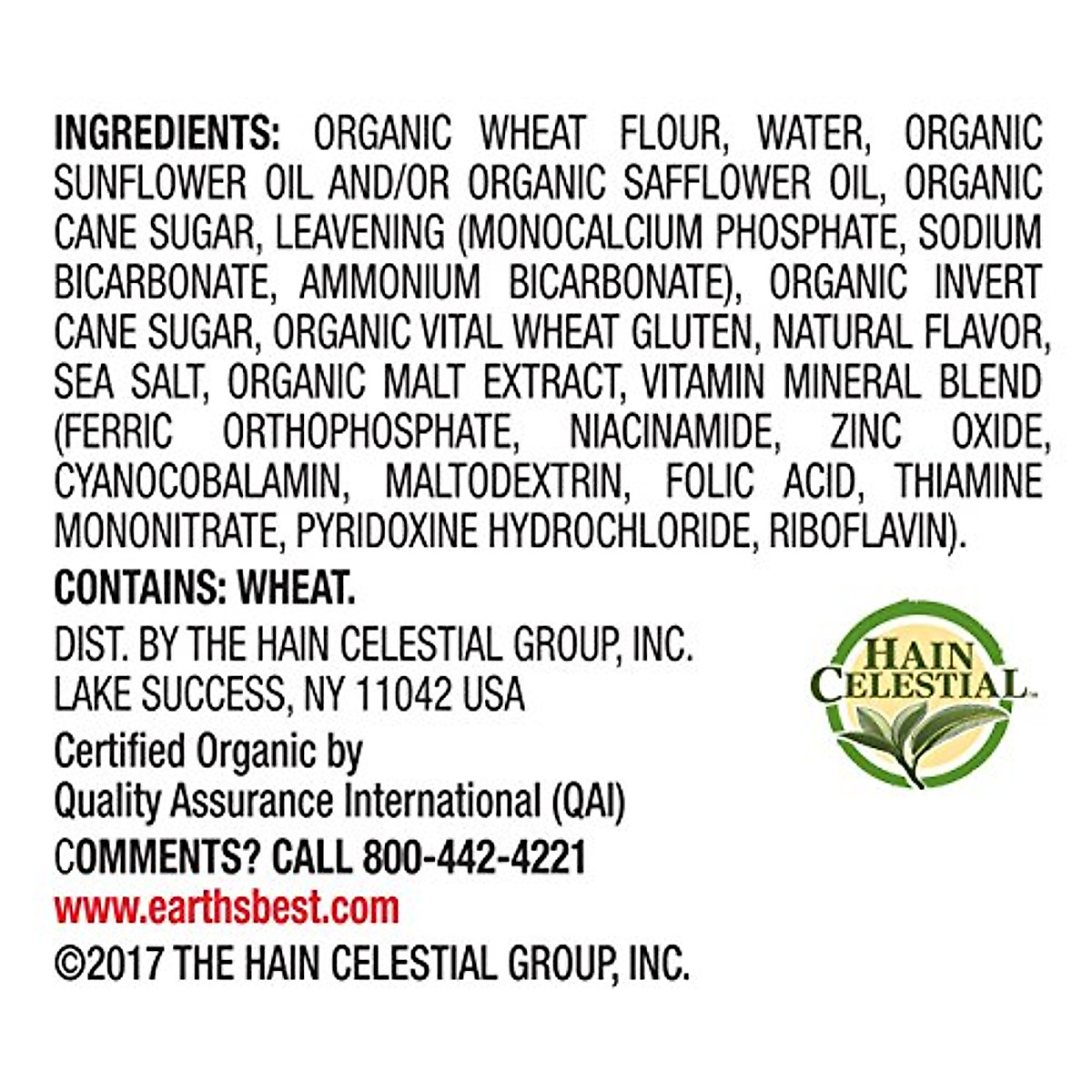 Earth's Best Organic Sesame Street Toddler Crunchin' Crackers, Original, 5.3 oz. Box