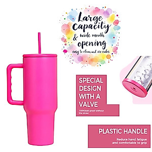 Kiki New York Tumbler with lid (Pink)