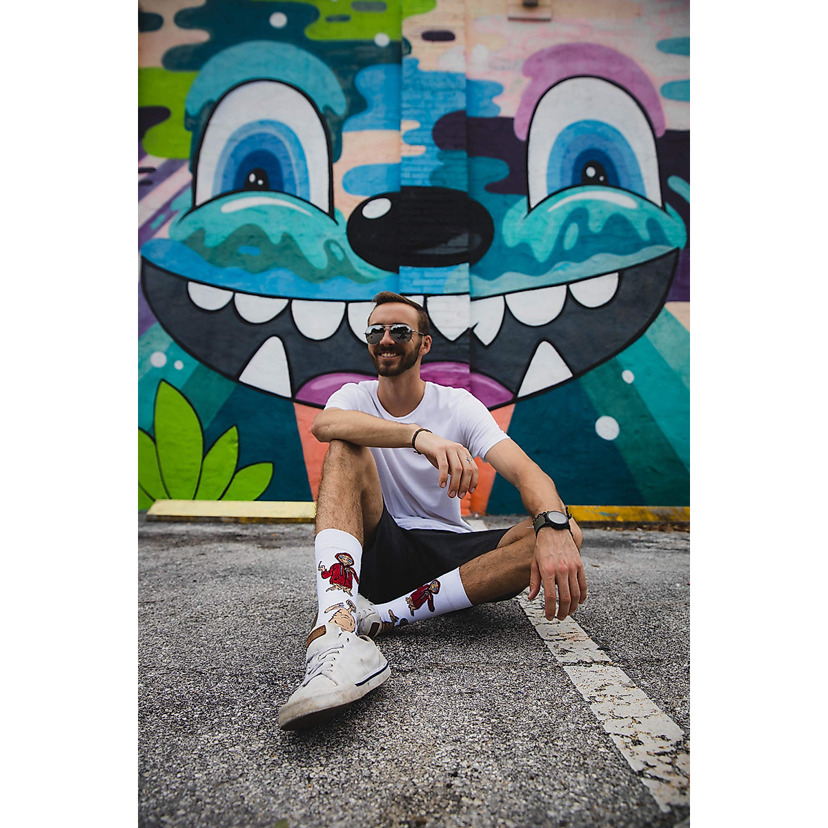 Cool Socks, Unisex, Movies, E.T. Extra Terrestrial, Crew, Funny Cute Silly 80's