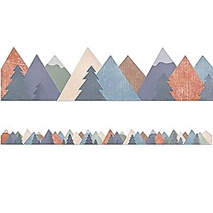 Teacher Created Resources Moving Mountains Die-Cut Border Trim