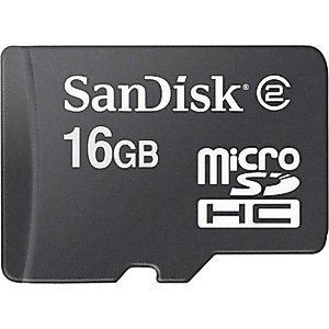SanDisk 16GB Mobile MicroSDHC Class 4 Flash Memory Card- SDSDQM-016G-B35N