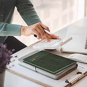 2025 Planner, Weekly Monthly Planner 2025, 8.25"×5.85", 12 Months, JAN.2025 to DEC.2025, School Planner with Soft Flexible Cover, Premium Thick Paper, for School Work Office, Green