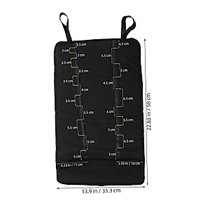 Chef Knife Roll Bag for Chefs, 22 Slots Portable Chef Knife Case Storage Roll Bag with Carry Handle (Black)