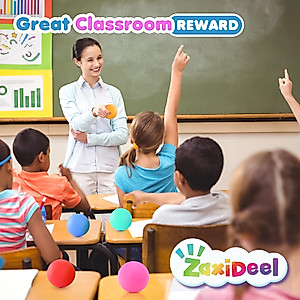 Slow Rising Stress Ball 24 Pack, Stretchy Fidget Ball for Anxiety Stress Relief, Hand Therapy Sensory Squishy Ball, Pull Stretch Fidget Toy for Students, Classroom Prize Box Toys