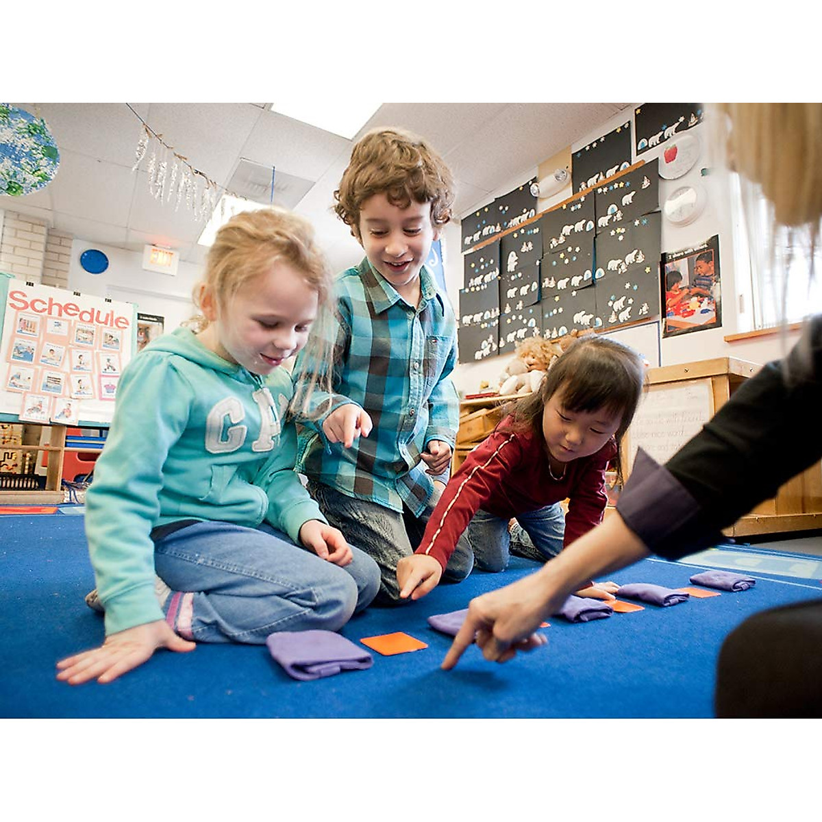 Learning Without Tears Tag Bags, Get Set for School Series- Pre-K Manipulative- Sensory, Math Skills, Match, Sort, Patterns, Circle Time, Centers, Fine Motor Skills- for School or Home Use