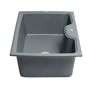 ALFI brand AB3520DI-T Kitchen Sink, Titanium