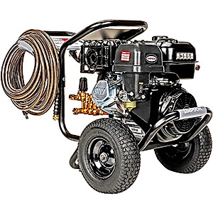 SIMPSON Cleaning PS60843 PowerShot 4400 PSI Gas Pressure Washer, 4.0 GPM, CRX 420cc Engine, Includes Spray Gun and Extension Wand, 5 QC Nozzle Tips, 3/8-inch x 50-foot Monster Hose