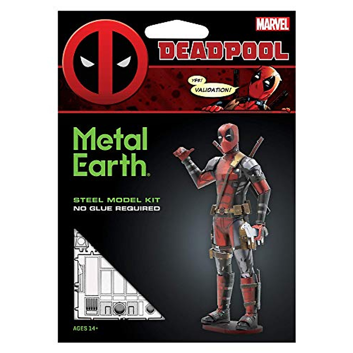 Fascinations Metal Earth Marvel Deadpool 3D Metal Model Kit