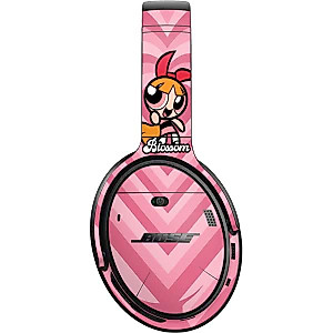 Skinit Decal Audio Skin Compatible with Bose QuietComfort 35 II Headphones - Officially Licensed Warner Bros Blossom Pink Hearts Design