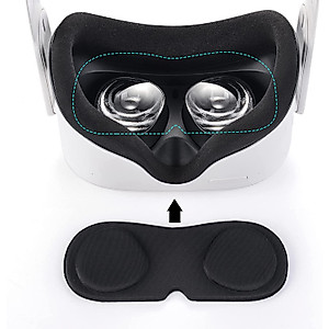 3 in 1 VR Head Strap Pad Headband Balance Cushion & VR Power Bank Fixing Strap Replacement & Lens Protector Pad for Oculus Quest 2 Elite Strap,Quest 2 Accessories.…