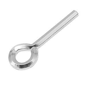 Vkinman 5 pcs 7/32 inch Allen Wrench Keychain Standard Hex Dogging Key w/Full Loop