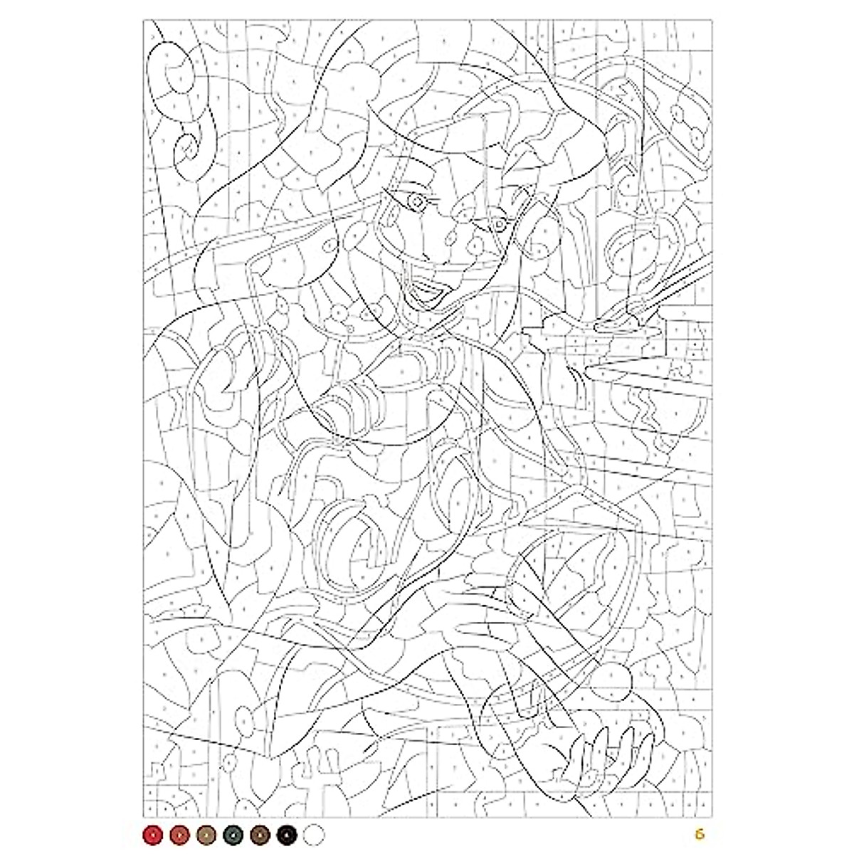 Coloriages mystères Disney - Portraits (trompe l'oeil)