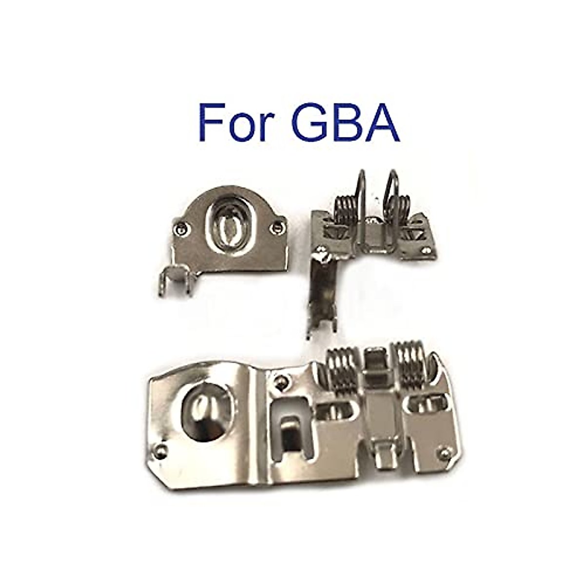 Battery Terminals Spring Contacts Battery Spring Replacement for Game Boy Advance GBA Game Console