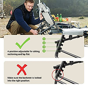 KingCamp Set of 2 Folding Lounge Chair - Adjustable 5 Positions Chaise Lounge Chair for Beach, Sunbathing, Patio, Pool, Lawn, Deck - Lay Flat Lounge Chair for Outdoor/Indoor with Pillow, Blue