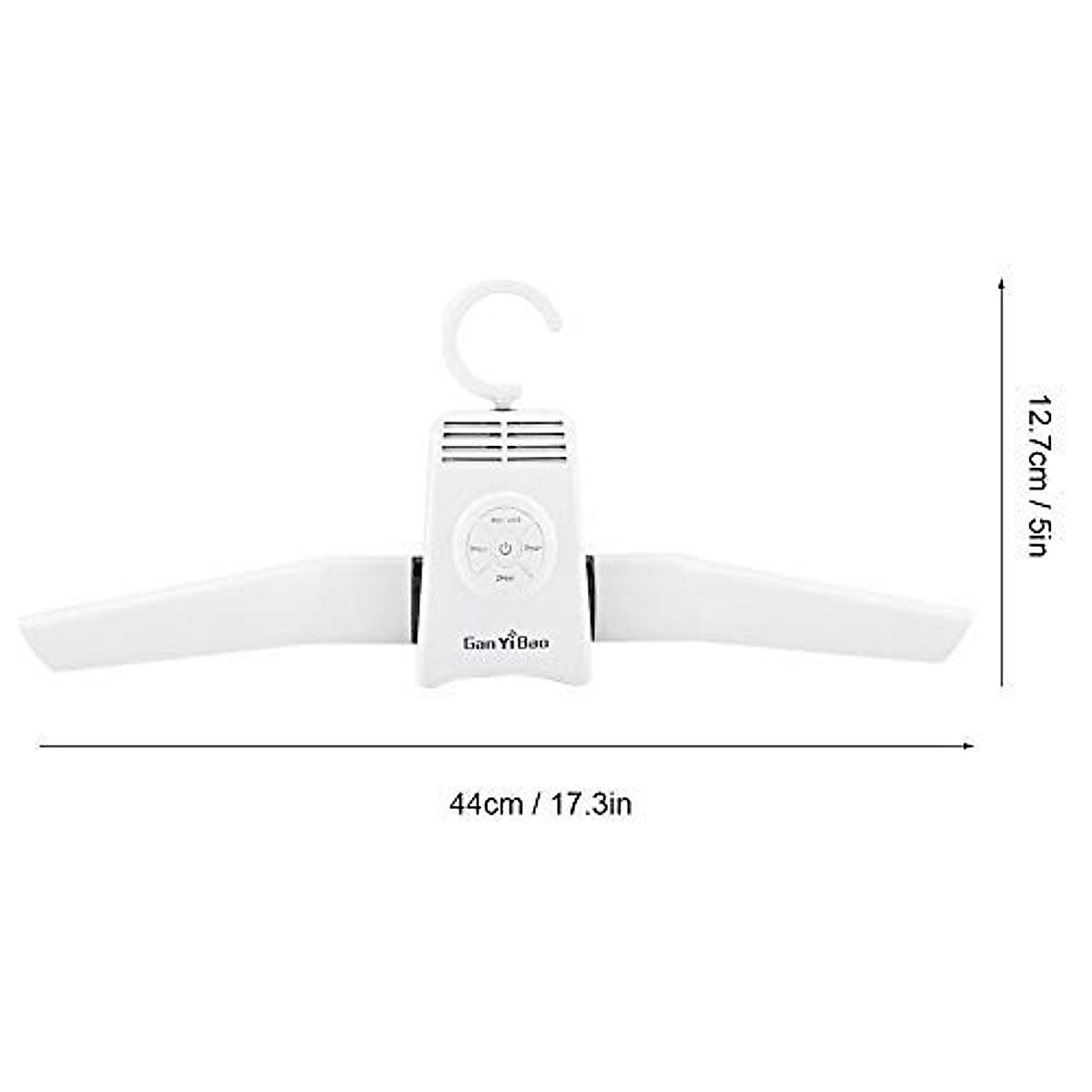 Portable Dryer Clothes and Shoe Drying Hanger Foldable Electric Clothes Dryer with Cold/Hot Drying and Timer for Underwear Suit and Baby Clothes Drying Apartment Travel and Laundry Room 110-240V