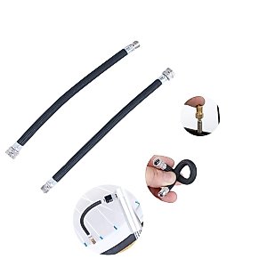 SITADI Air Pump Inflator Extension Hose High Pressure Schrader Valve for Mountain Road Bike Bicycle with Brass Presta Valve Adaptor，2 Pack