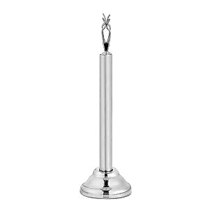 Alpine Industries 3" Harp Style Place Card Holder - Table Card Holder - Tabletop Menu Holder - Table Number Holder -Great for Restaurants, Weddings Banquets - Silver (12 Pack),495-12-CRM