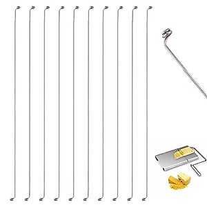 10pcs Cheese Slicer Wire, 5.5inch Cheese Slicer Replacement Wires Cheese Cutter Wires for Slicing Soft Cheeses, Pâtés