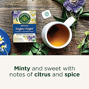 Traditional Medicinals Tea, Organic Nighty Night, Relax & Get a Good Night's Sleep, 16 Tea Bags (Packaging May Vary)