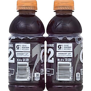 Gatorade G2 Grape, 12 Fl Oz Bottles, 6 Pack
