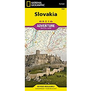 Slovakia Map (National Geographic Adventure Map, 3323)