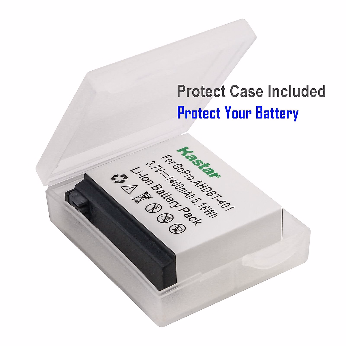 Kastar 1-Pack AHDBT-401 / AHBBP-401 Battery Replacement for Gopro Hero 4 HD Black, HERO4 Silver, Hero 4 HD Silver, HD HERO4 Black & Silver, HD Hero 4 Black & Silver