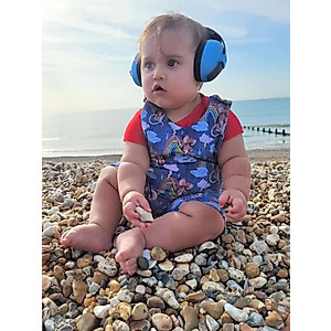 PandaEar Baby Ear Protection Noise Cancelling HeadPhones Ages 0-3 Years | Infant Hearing Protection Earmuffs -Blue