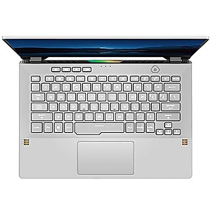 ASUS ROG Zephyrus 14" FHD Laptop, 2023 Newest Upgrade, Gaming Laptop AMD Ryzen 7-5800HS Processor, 40GB RAM, 1TB SSD, Windows 11 Home, Fast Charge, HDMI, Webcam, Bluetooth, White, LIONEYE HDMI Cable