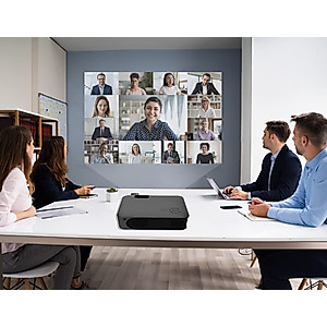 Gabba Goods WiFi Smart Projector Supports Up To 1080P Cast With WiFi Or HDMI Gift for Kids, Phone Projector for Home Theater, Movie, Cartoon, Compatible with PC/Tablet/Fire Stick/iOS and Android Phone