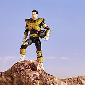 Power Rangers Lightning Collection Zeo Gold Ranger 6-Inch Premium Collectible Action Figure Toy with Accessories