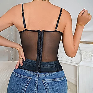 Women's Lingerie Sexy, Sexy Robes For Women Cosplay Dress Lengerie Set Women's Fishbone Underwire Wrapped Chest Breasted Backless Small Vest Suspender Nightgowns Outfits Baby Doll (XS, Black)