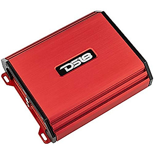 DS18 S-1100.2/RD Car Audio Amplifier – Full-Range, Class Ab, 2 Channel Amplifier, 1100 Watts (Red)