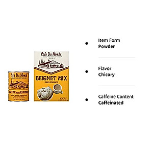 Cafe Du Monde Coffee And Beignet Mix Set – One Can Of Cafe Du Monde Coffee And Chicory And One Box of Beignet Mix